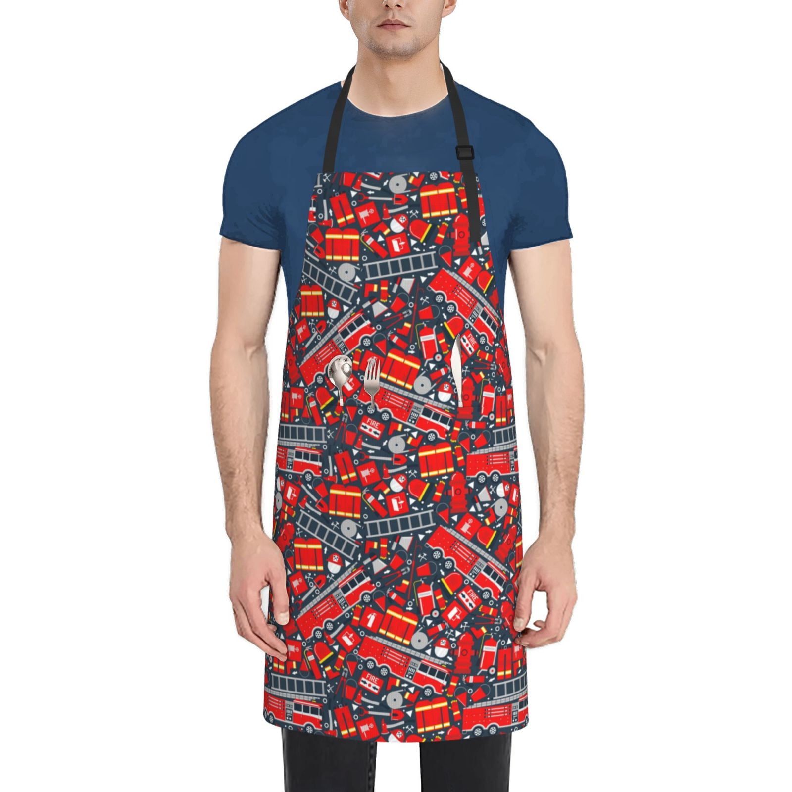 Bingfone Fire Sign Apron Gifts For Men, Women Professional Grade Chef ...