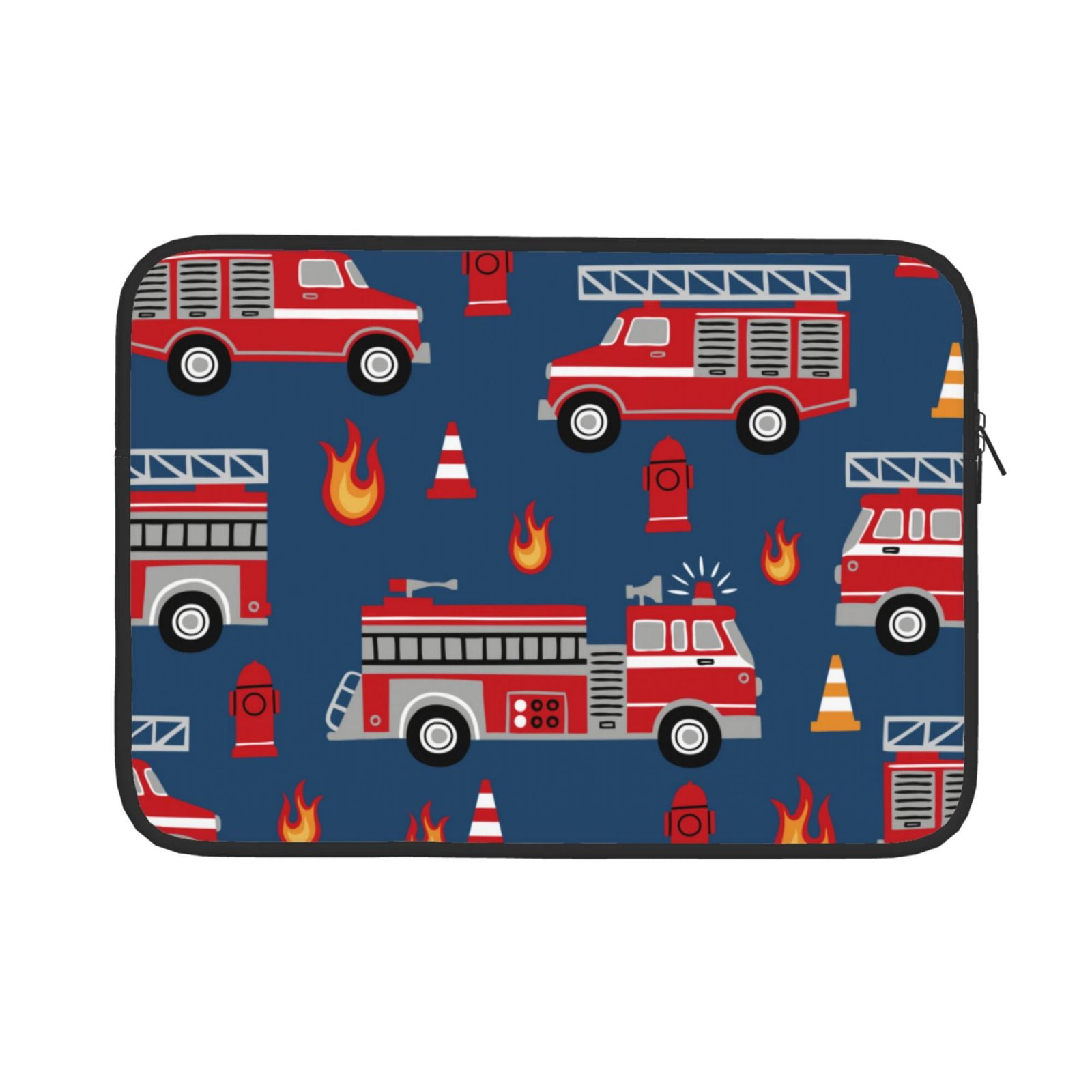 Bingfone Fire Truck 1 Laptop Sleeve Case 13 Inch, 360° Protective ...