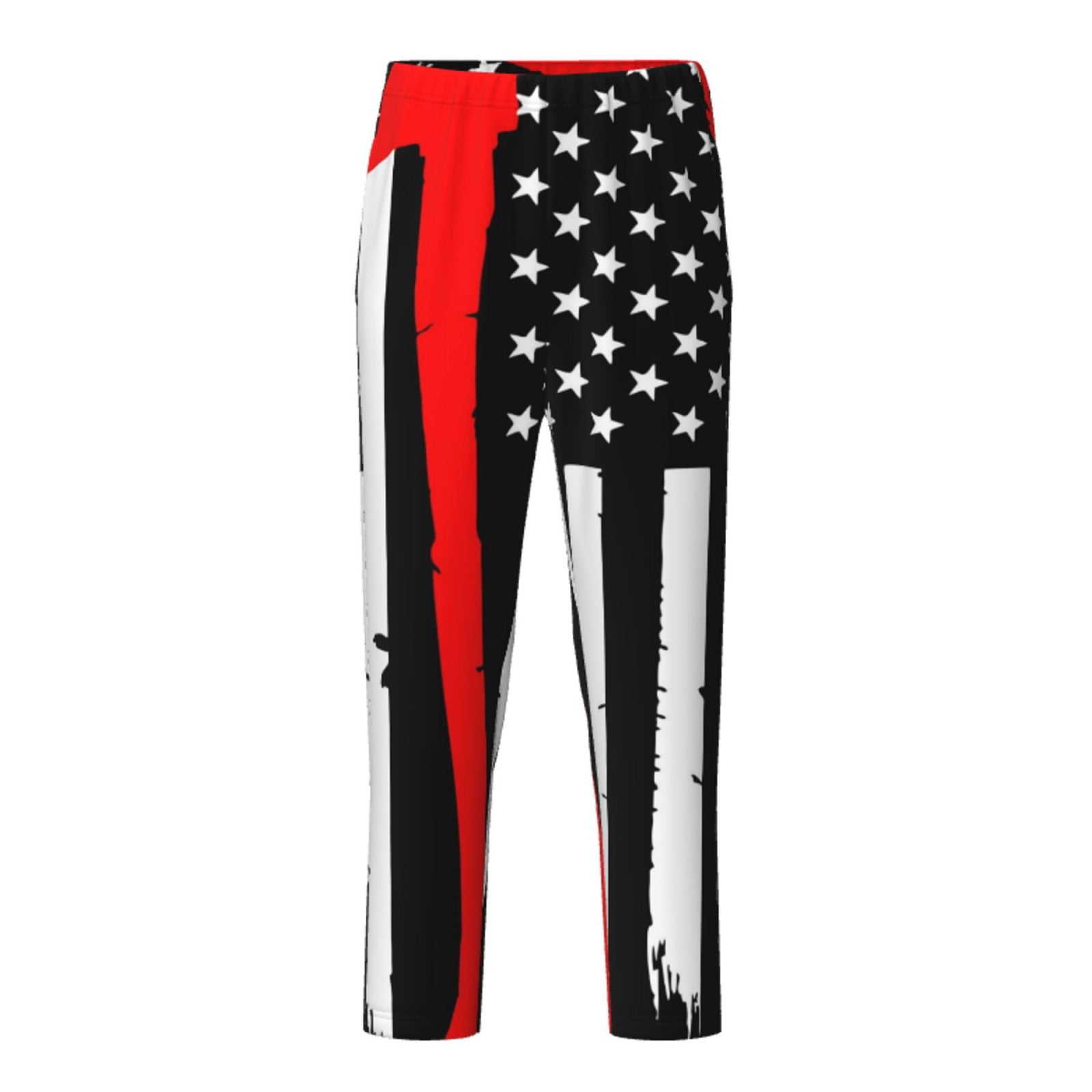 Bingfone Firefighters USA Flag Print Boys Girls Pajama Pants Lounge ...