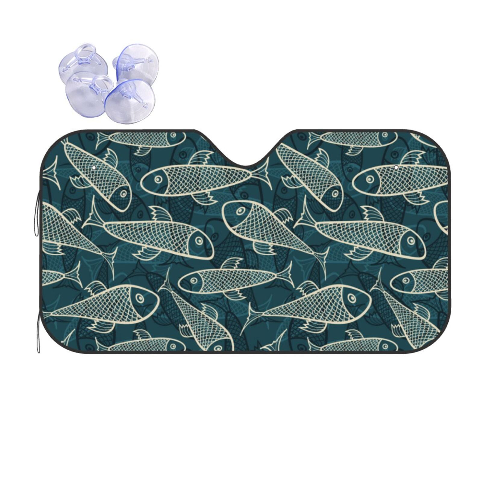 Bingfone Fish Style Car Windshield Sun Shade Protector Keep Your ...