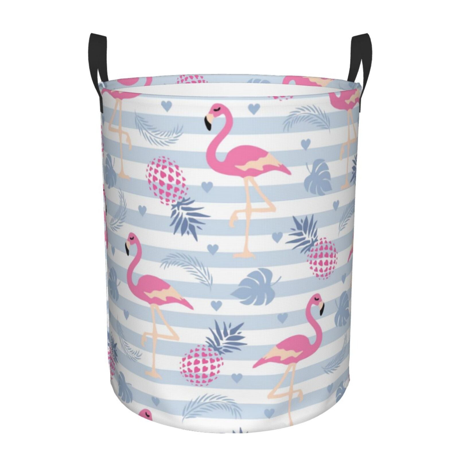 Bingfone Flamingo And Pineapple Waterproof Foldable Laundry Hamper ...