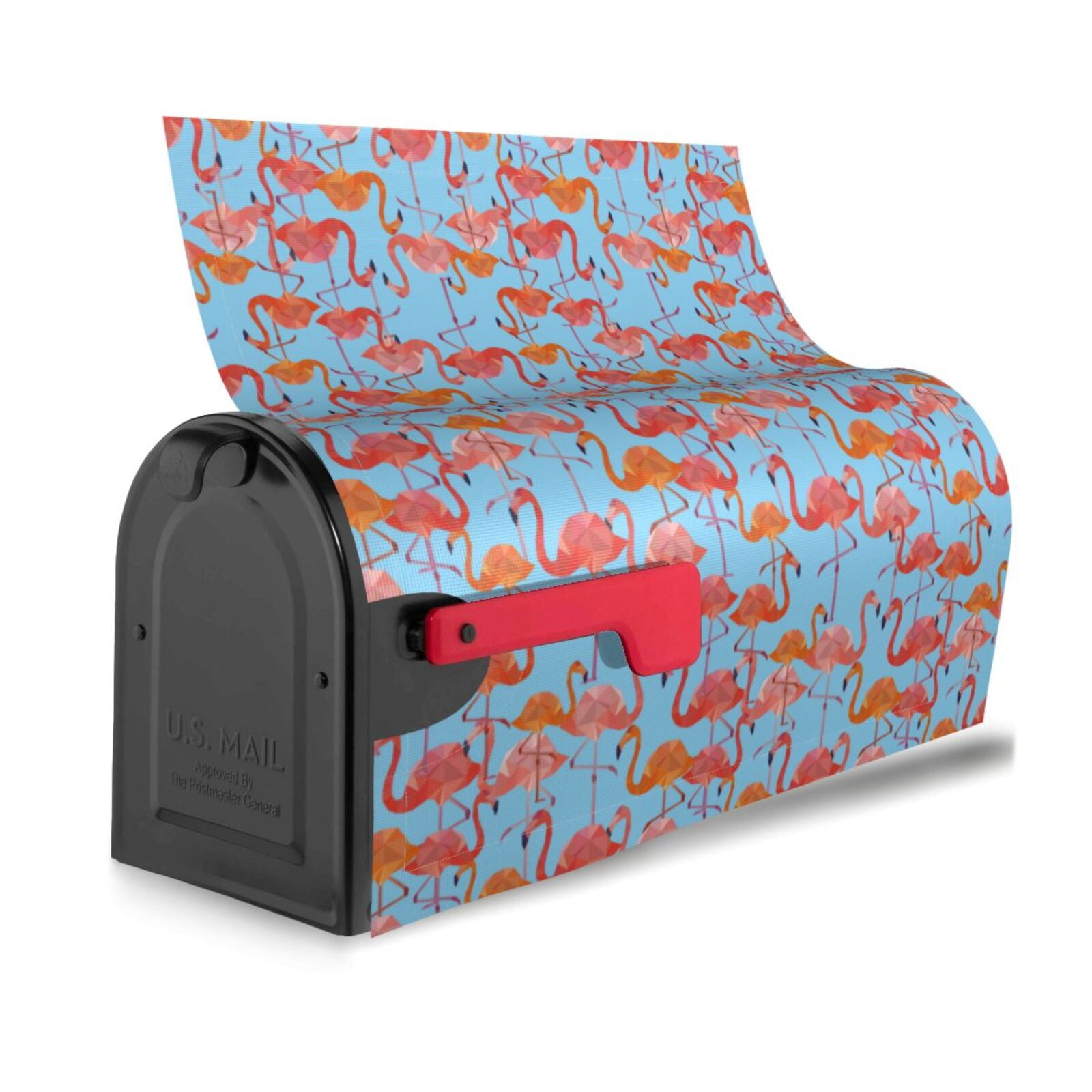 Bingfone Flamingo Magnetic Mailbox Cover Standard Size for Garden Yard ...