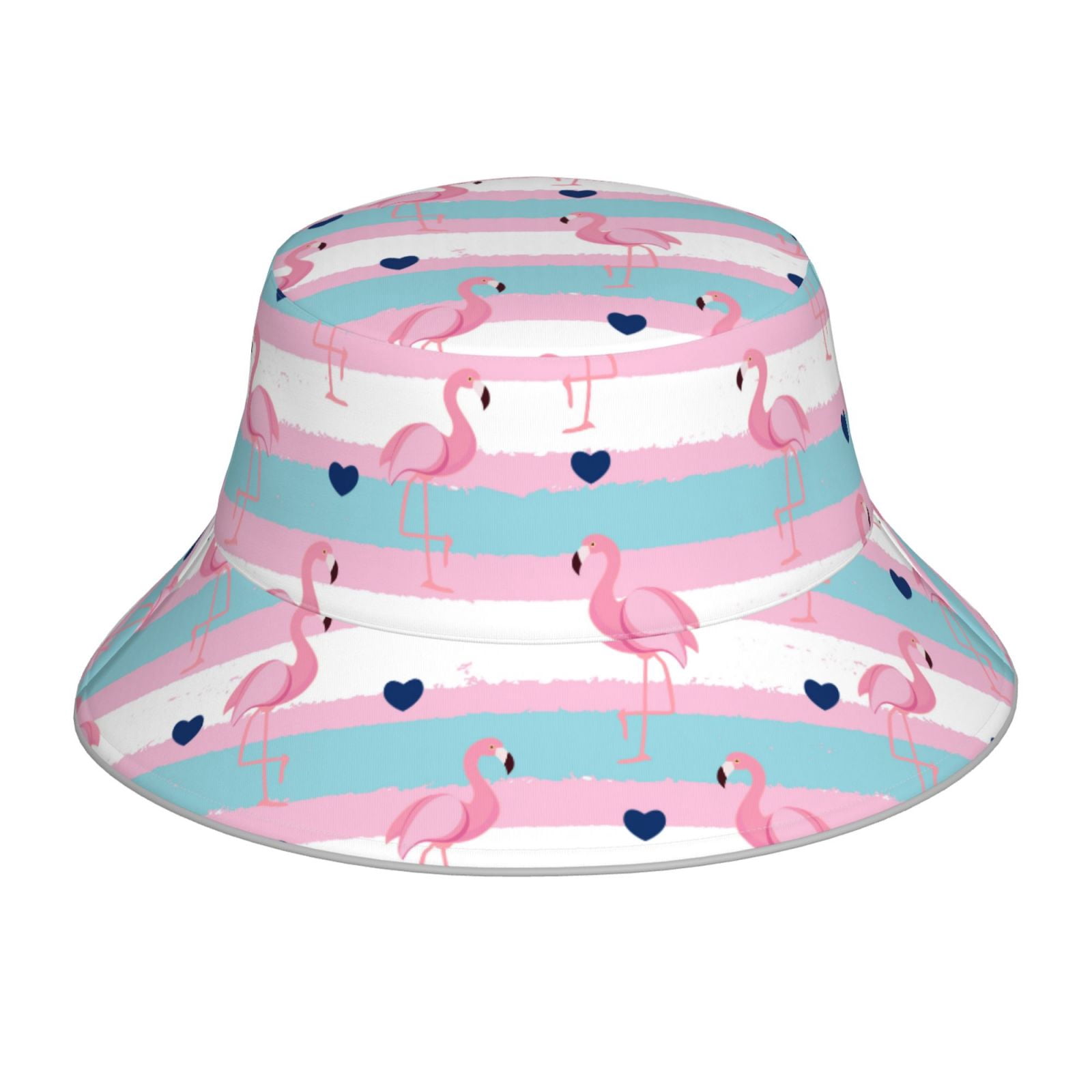 Bingfone Flamingo1 Bucket Hat For Men Women,Packable Reversible Printed ...