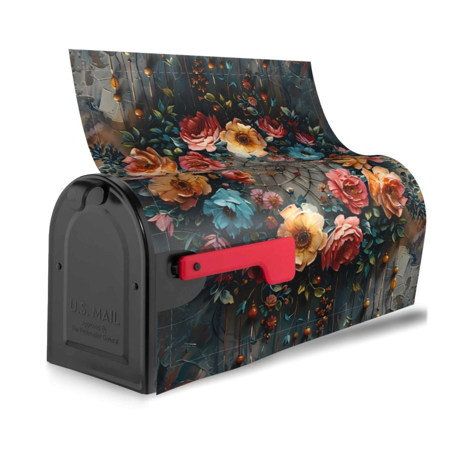 Bingfone Floral Dreamcatcher Elegance Magnetic Mailbox Cover Standard ...