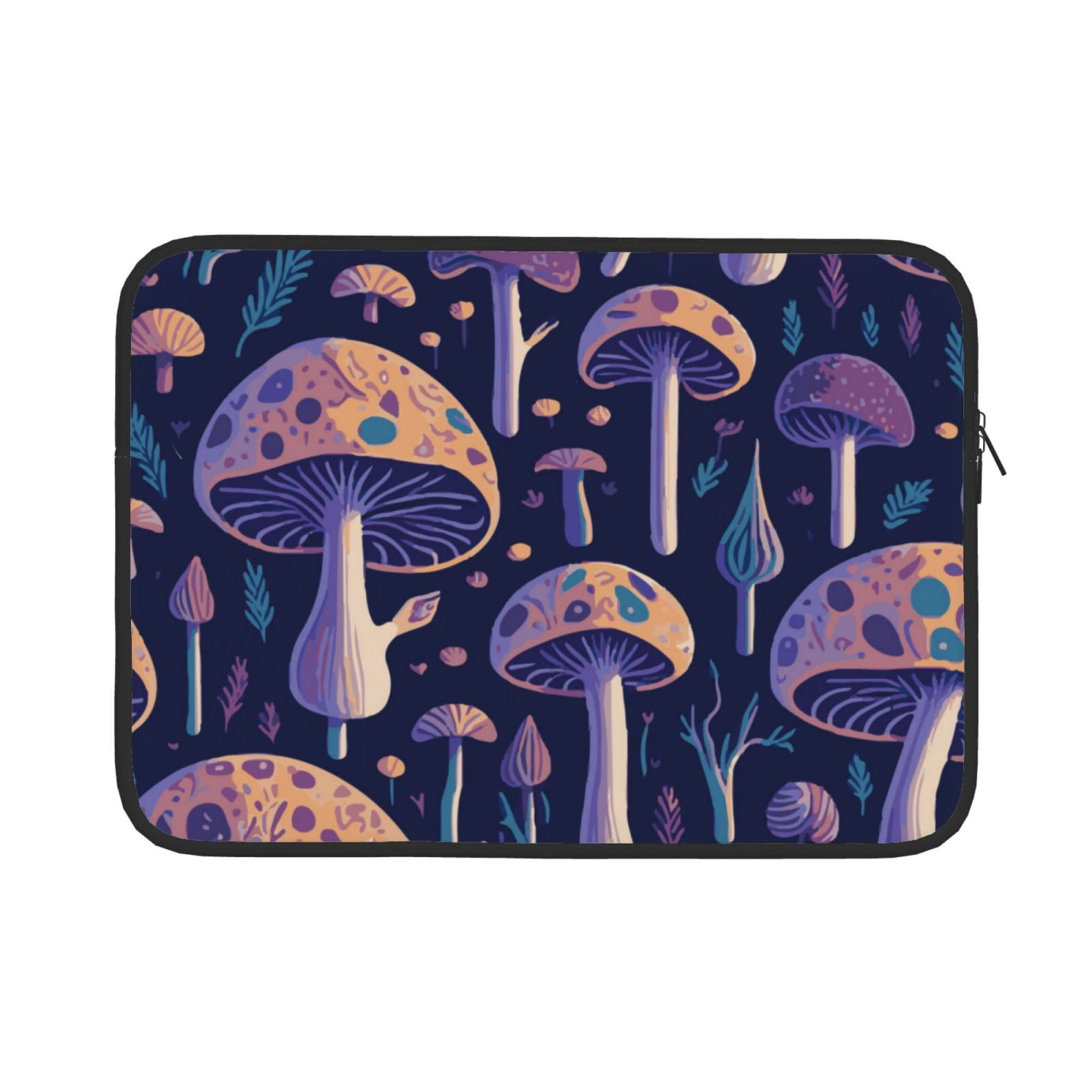 Bingfone Floral Hippie Mushrooms Laptop Sleeve Case 13 Inch, 360 ...