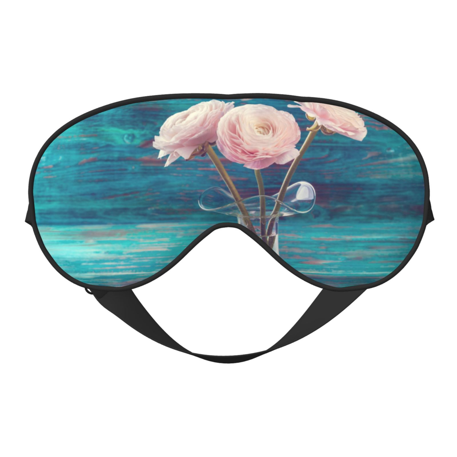 Bingfone Flowers in Glass Vase for Sleep Mask Eye Mask for Sleeping ...