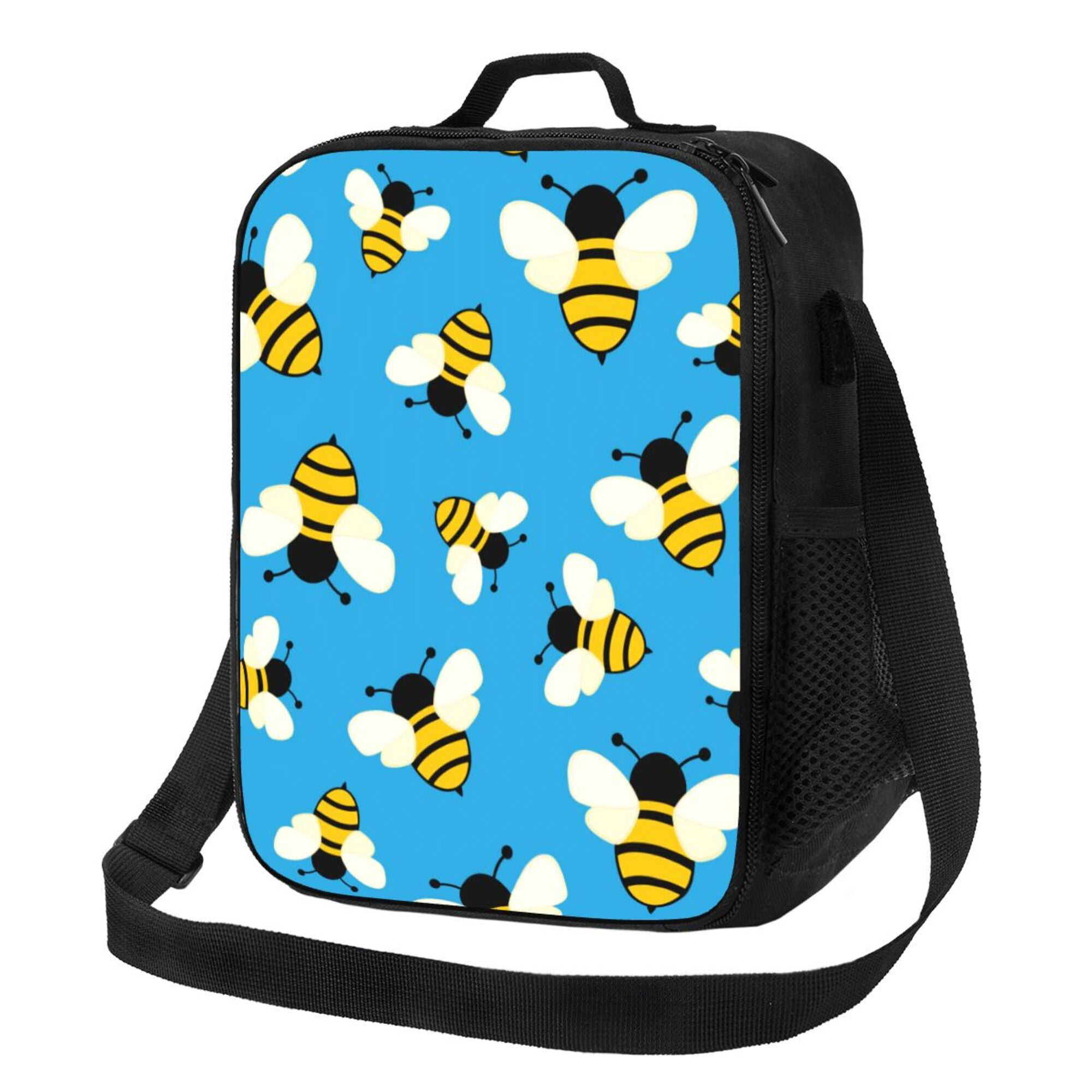 Bingfone Flying Bees Reusable Insulated Lunch Bag Cooler for Work ...