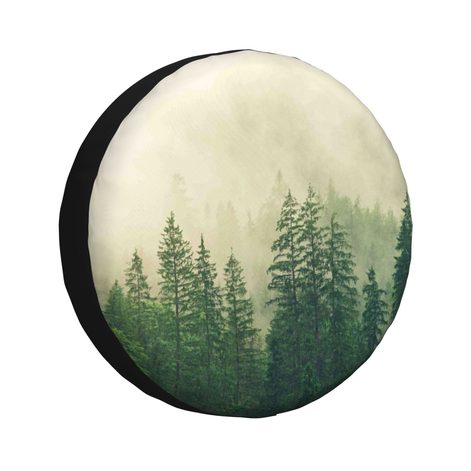 Bingfone Fog Forest Spare Tire Cover Weatherproof Universal Wheel ...