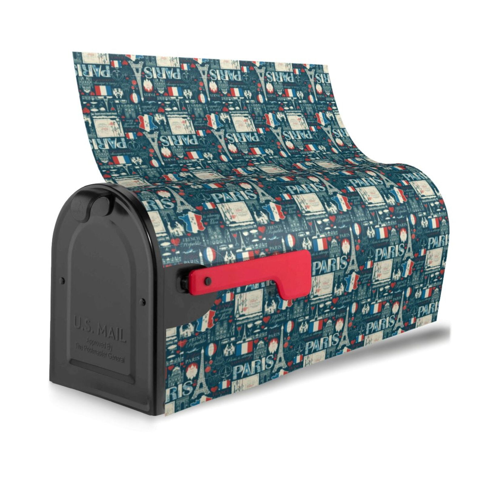 Bingfone France and Paris Magnetic Mailbox Cover Standard Size for ...