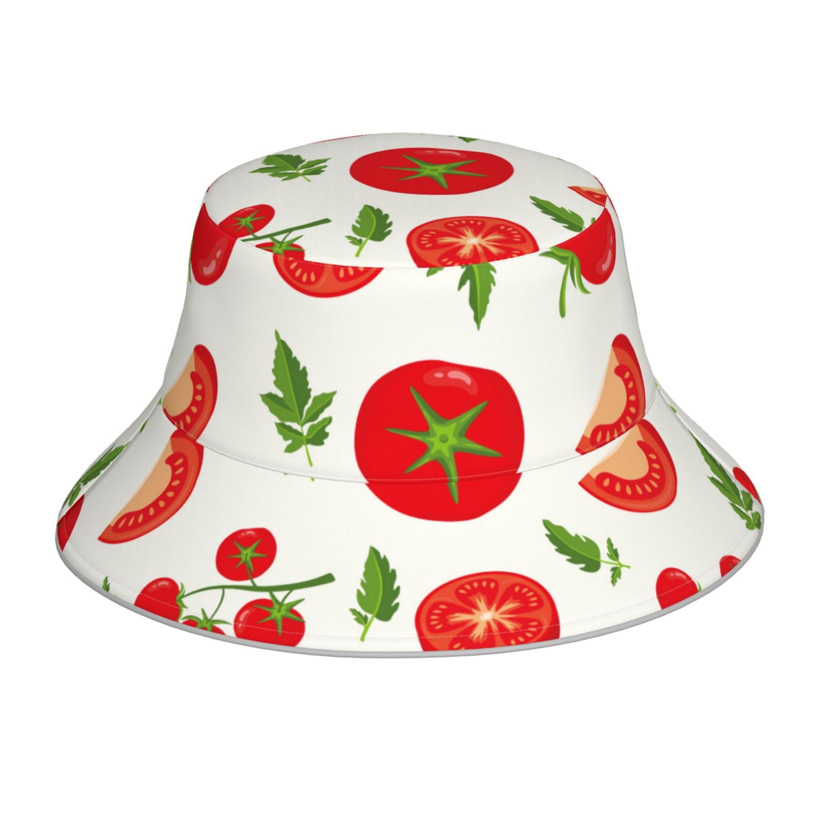 Bingfone Fresh Red Tomato Bucket Hat For Men Women,Packable Reversible ...