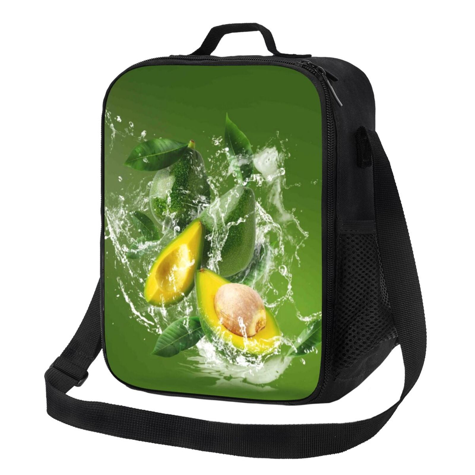 Bingfone Friut Avocado Reusable Insulated Lunch Bag Cooler For Work ...