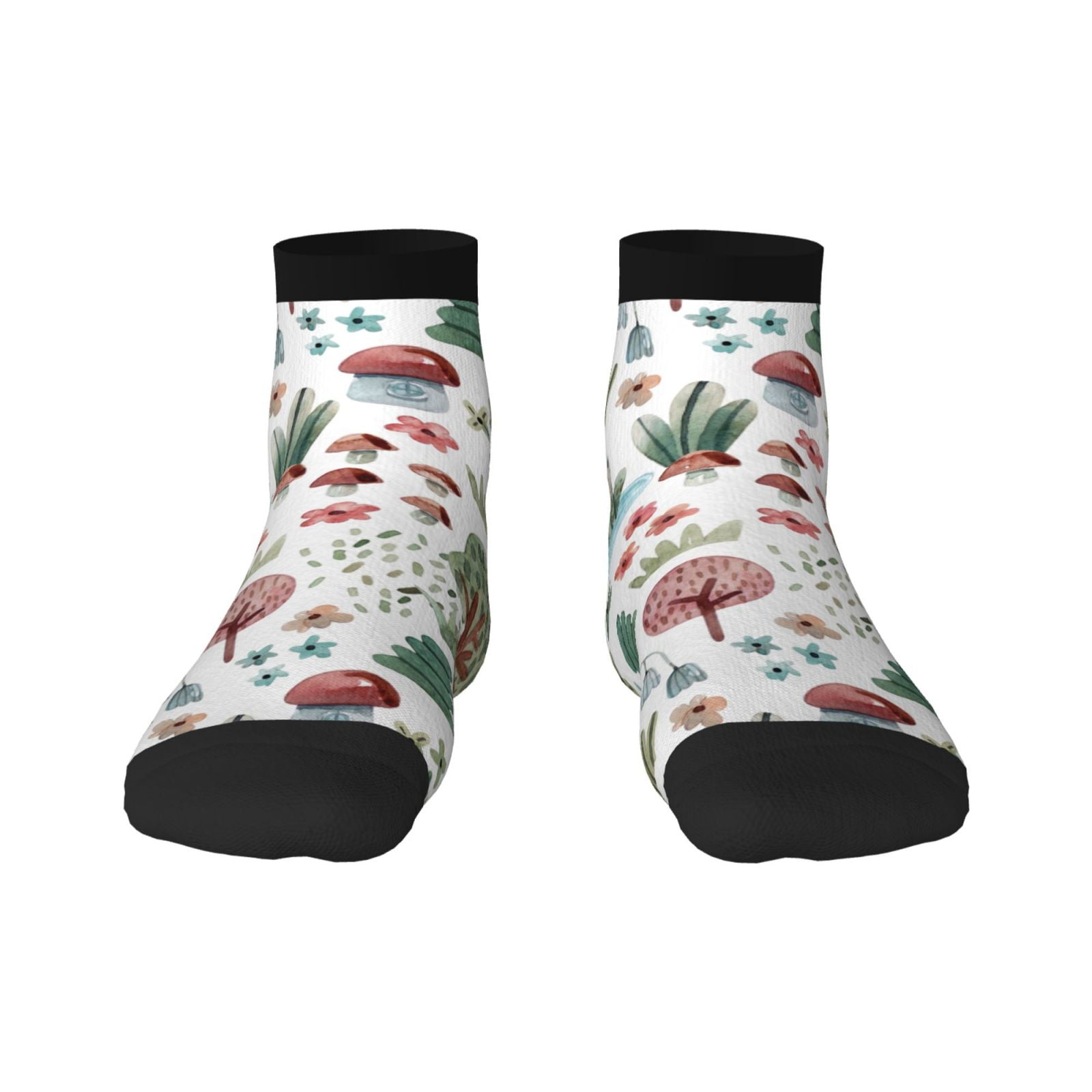 Bingfone Frog And Forest Plants Design Patterned Men'S Women'S Casual ...