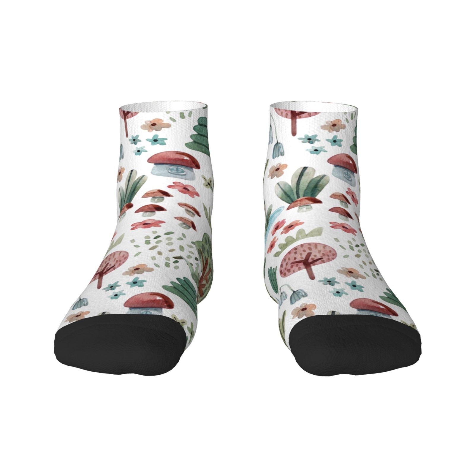 Bingfone Frog And Forest Plants Design Patterned Men'S Women'S Casual ...