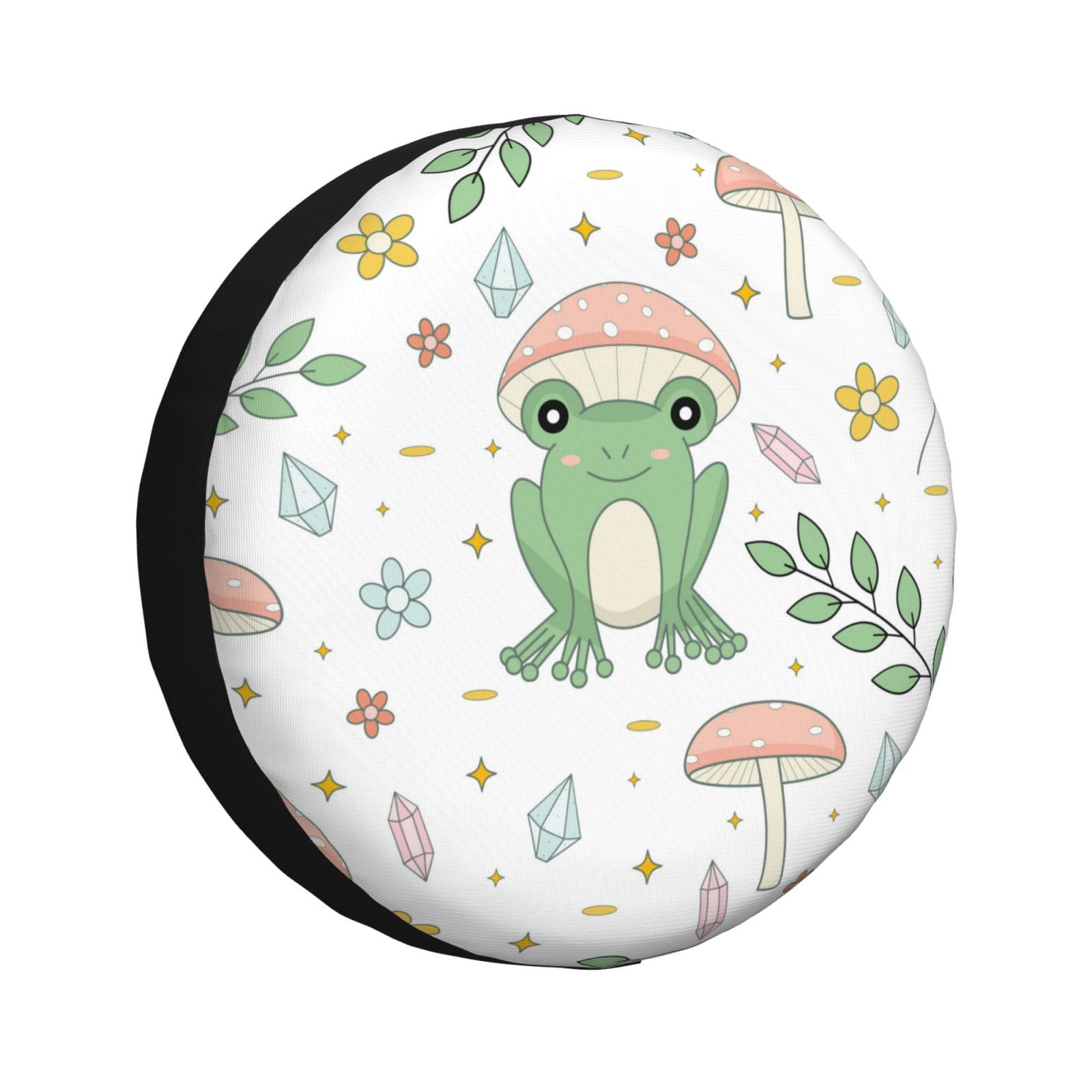 Bingfone Frog And Mushrooms Spare Tire Cover Weatherproof Universal ...