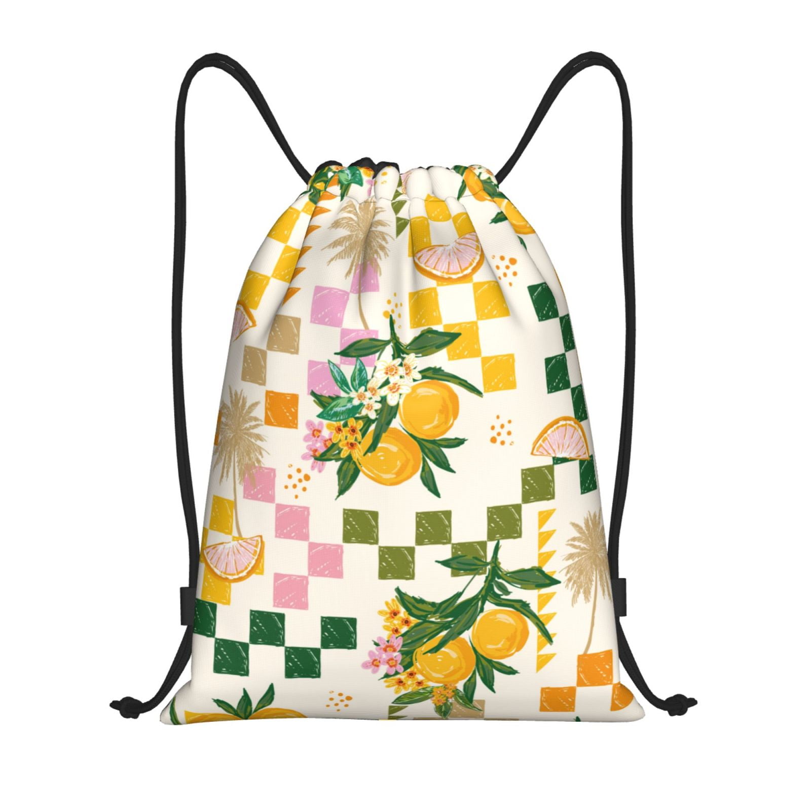 Bingfone Fruit Drawstrings Backpacks Bags For Men Women Gym Drawstrings ...