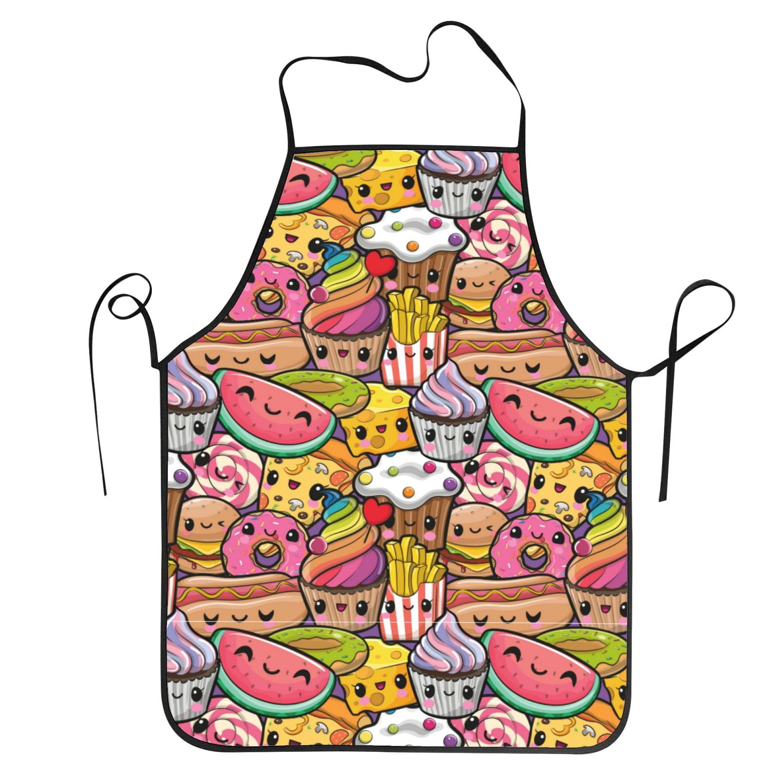 Bingfone Fruit-Flavored Ice-Cream for Tie-up Apron, Unisex Waterproof ...