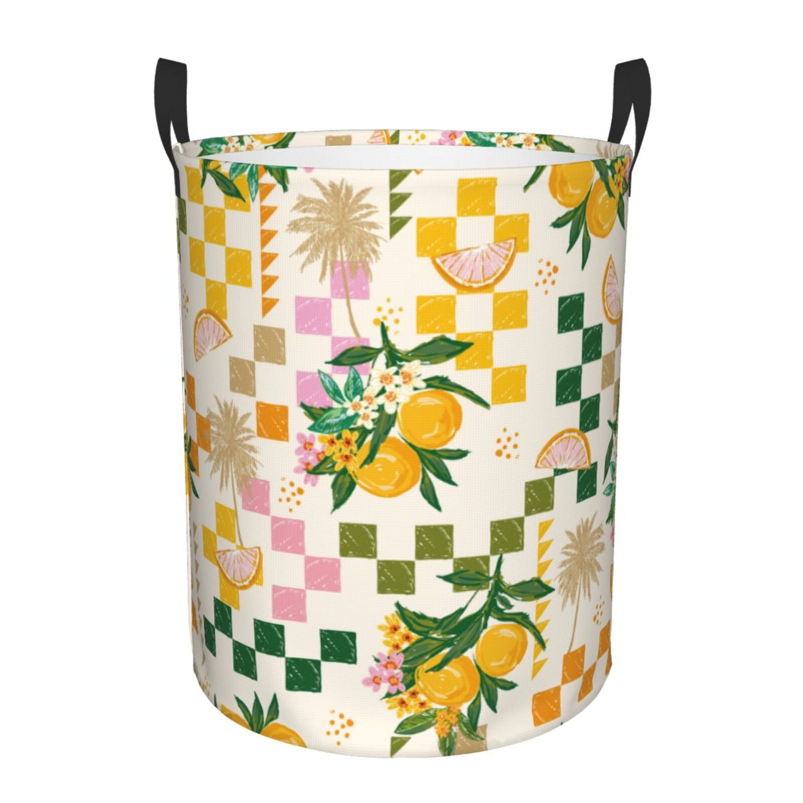 Bingfone Fruit Waterproof Foldable Laundry Hamper Bucket With Handles ...