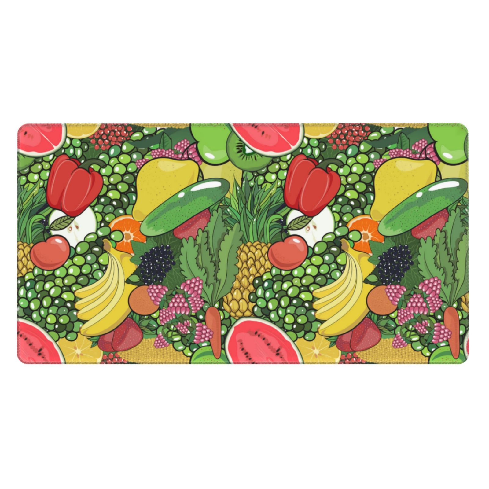 Bingfone Fruits Vegetables And Berries Large Gaming Mouse Pad,Extended ...