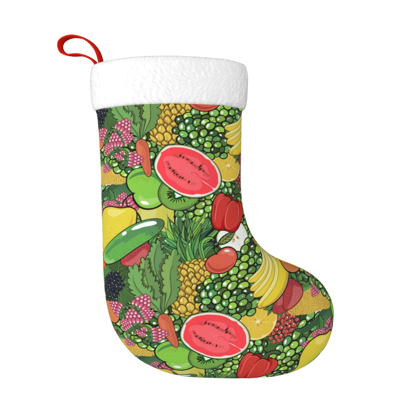 Bingfone Fruits Vegetables And Berries Print Personalized Christmas ...