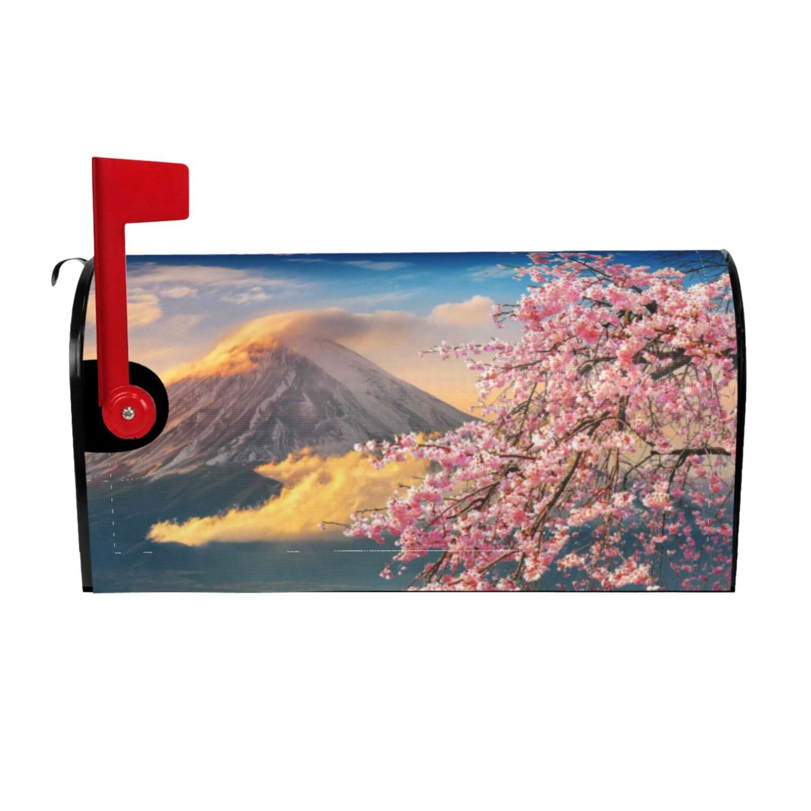 Bingfone Fuji Mountain And Cherry Blossoms In Spring Magnetic Mailbox ...