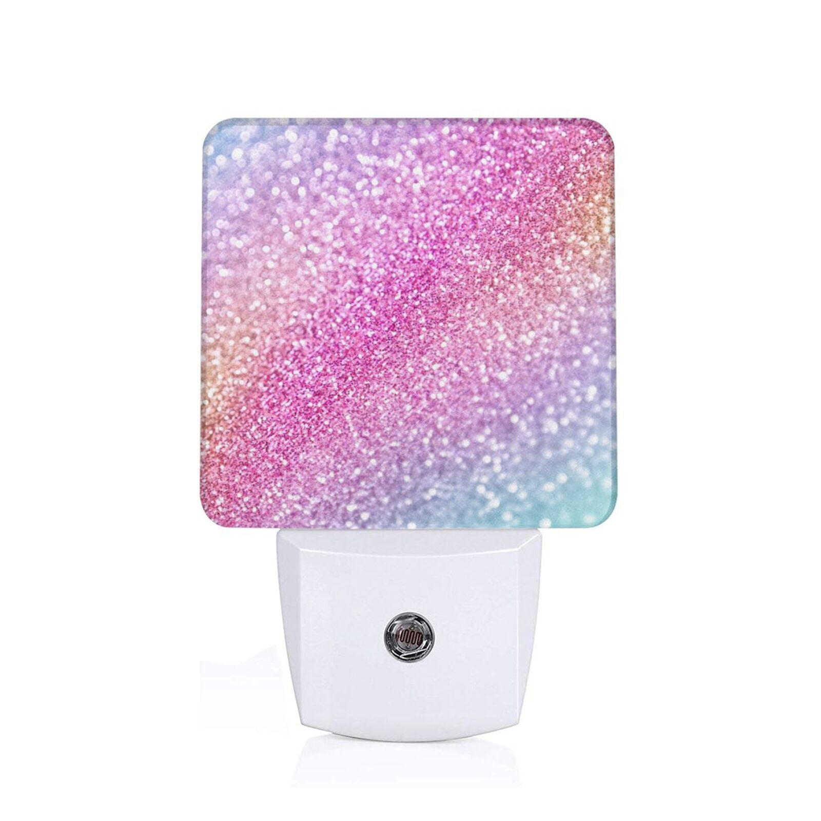 Bingfone Fun Rainbow Print Night Lights Plug into Wall,Dusk to Dawn ...