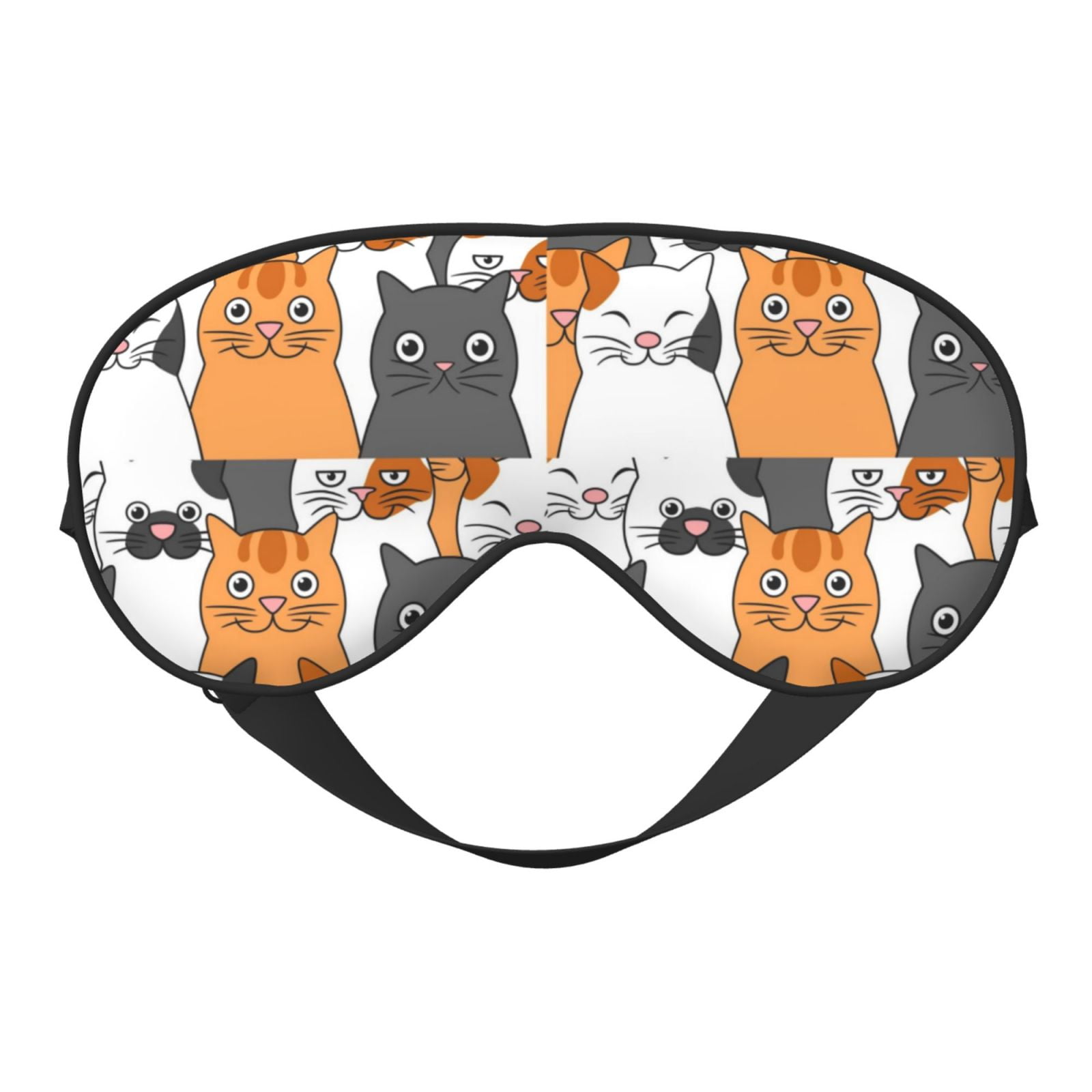 Bingfone Funny Cats for Sleep Mask Eye Mask for Sleeping, Super Soft ...