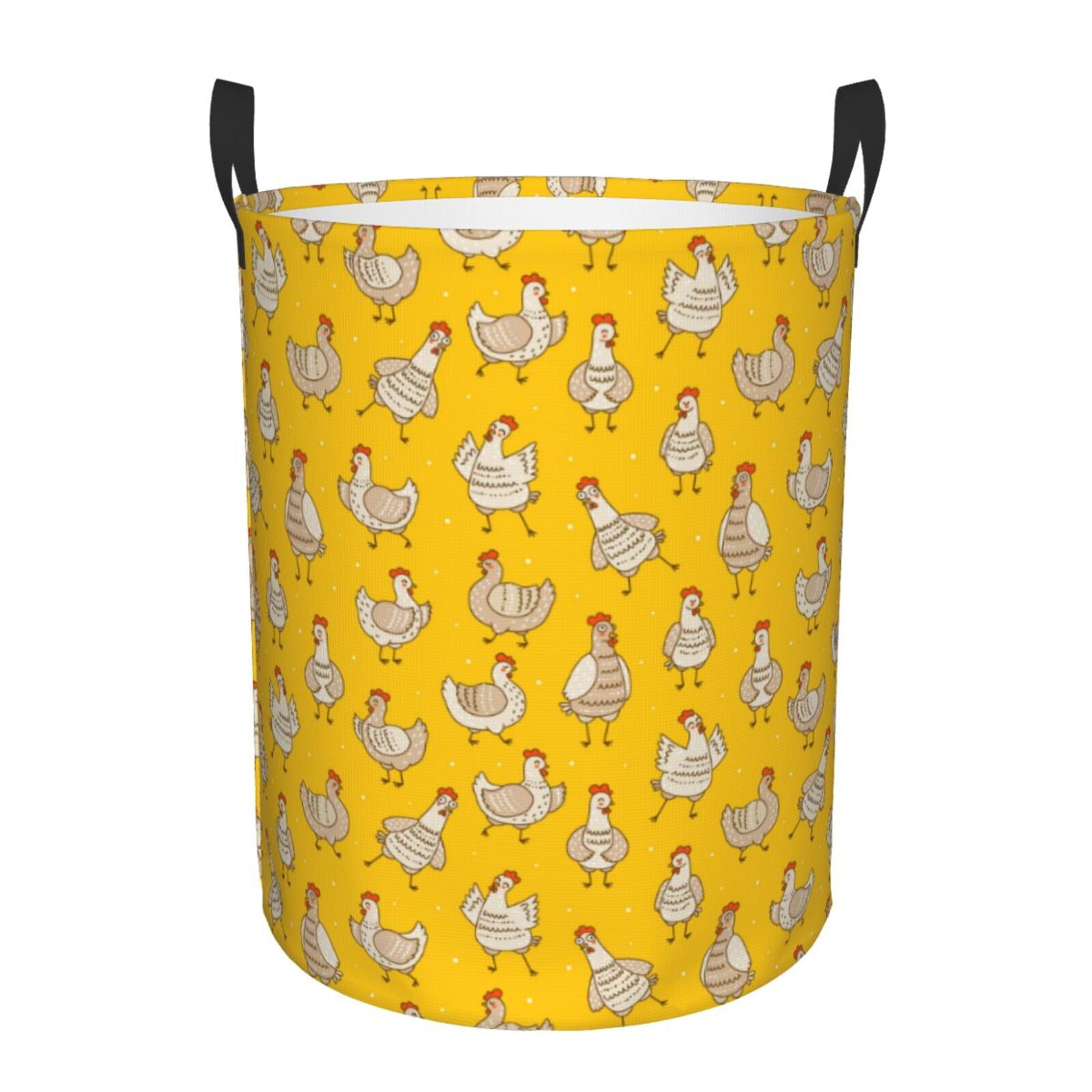 Bingfone Funny Chicken Waterproof Foldable Laundry Hamper Bucket with ...