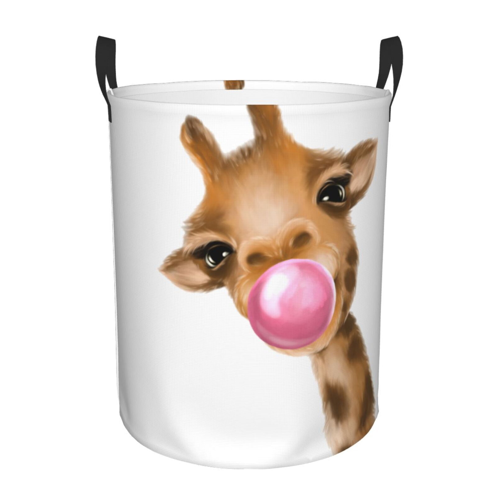 Bingfone Funny Giraffe Blowing Bubble Waterproof Foldable Laundry ...