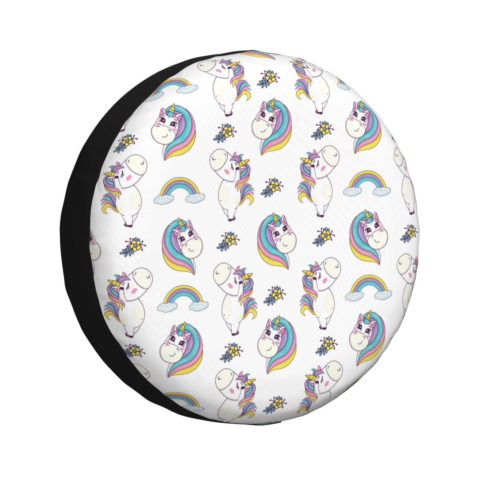 Bingfone Funny Kawaii Unicorns Dancing Spare Tire Cover Weatherproof ...