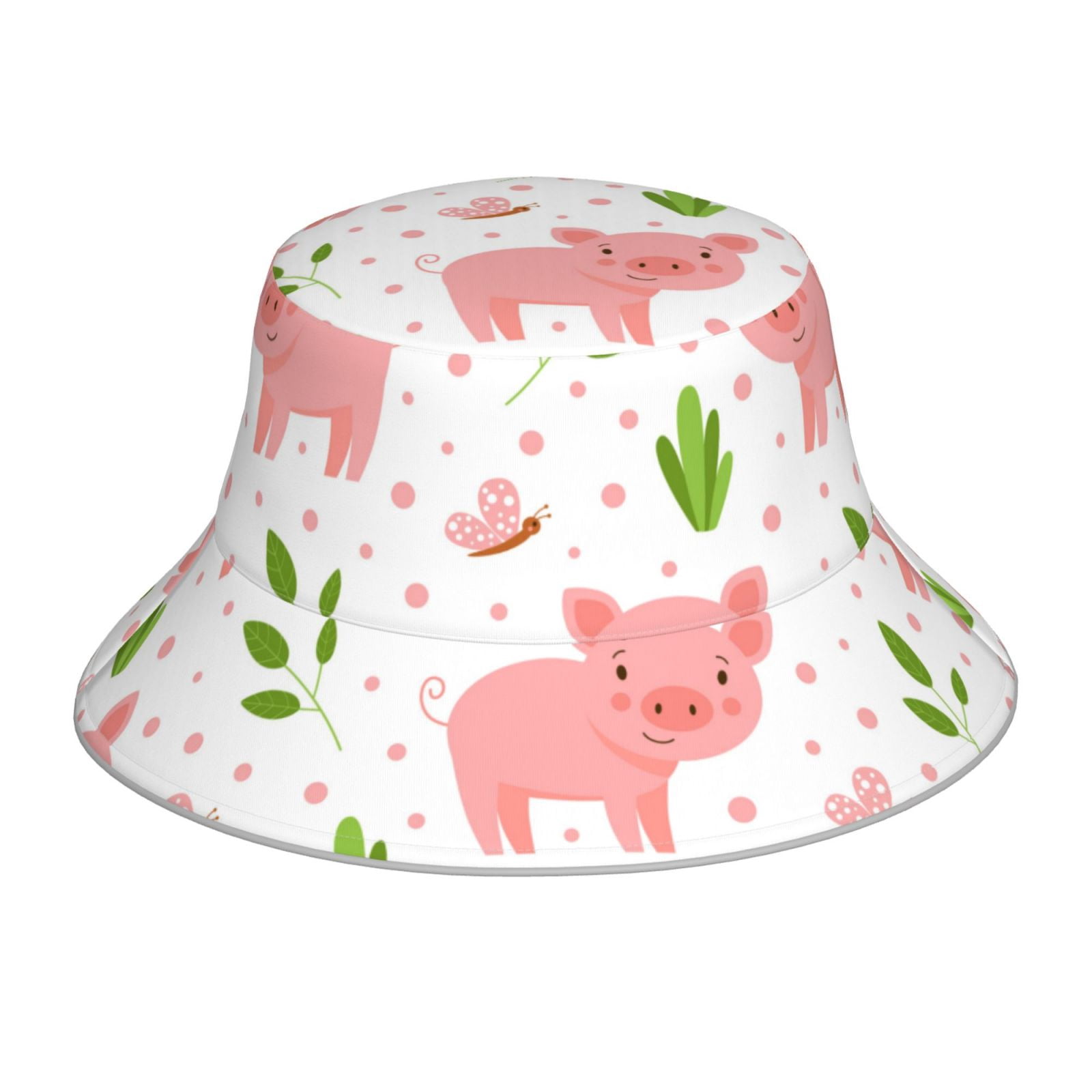 Bingfone Funny Little Pigs Bucket Hat For Men Women,Packable Reversible ...