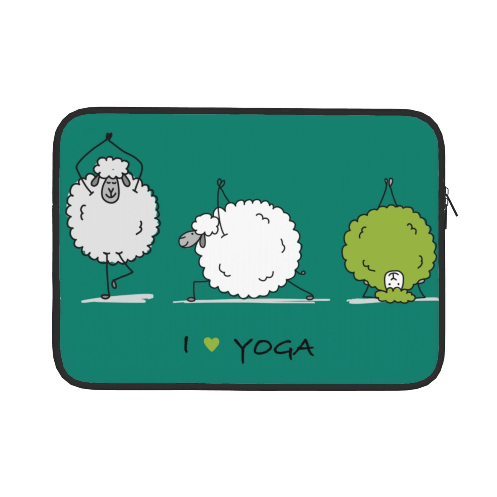 Bingfone Funny Sheep Doing Yoga Laptop Sleeve Case 15 Inch, 360 ...