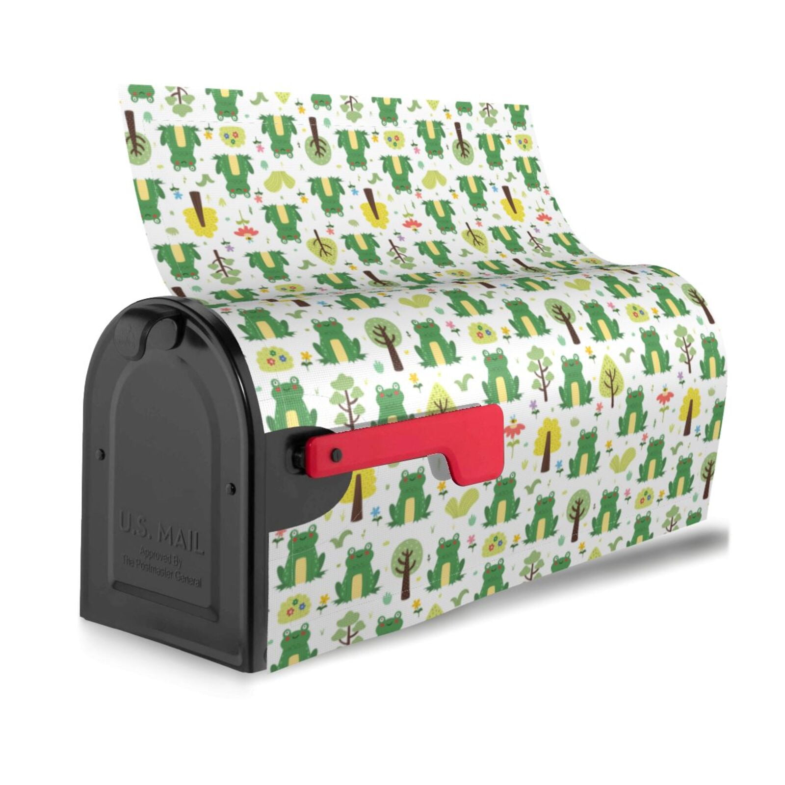 Bingfone Funny Toad Magnetic Mailbox Cover Standard Size for Garden ...