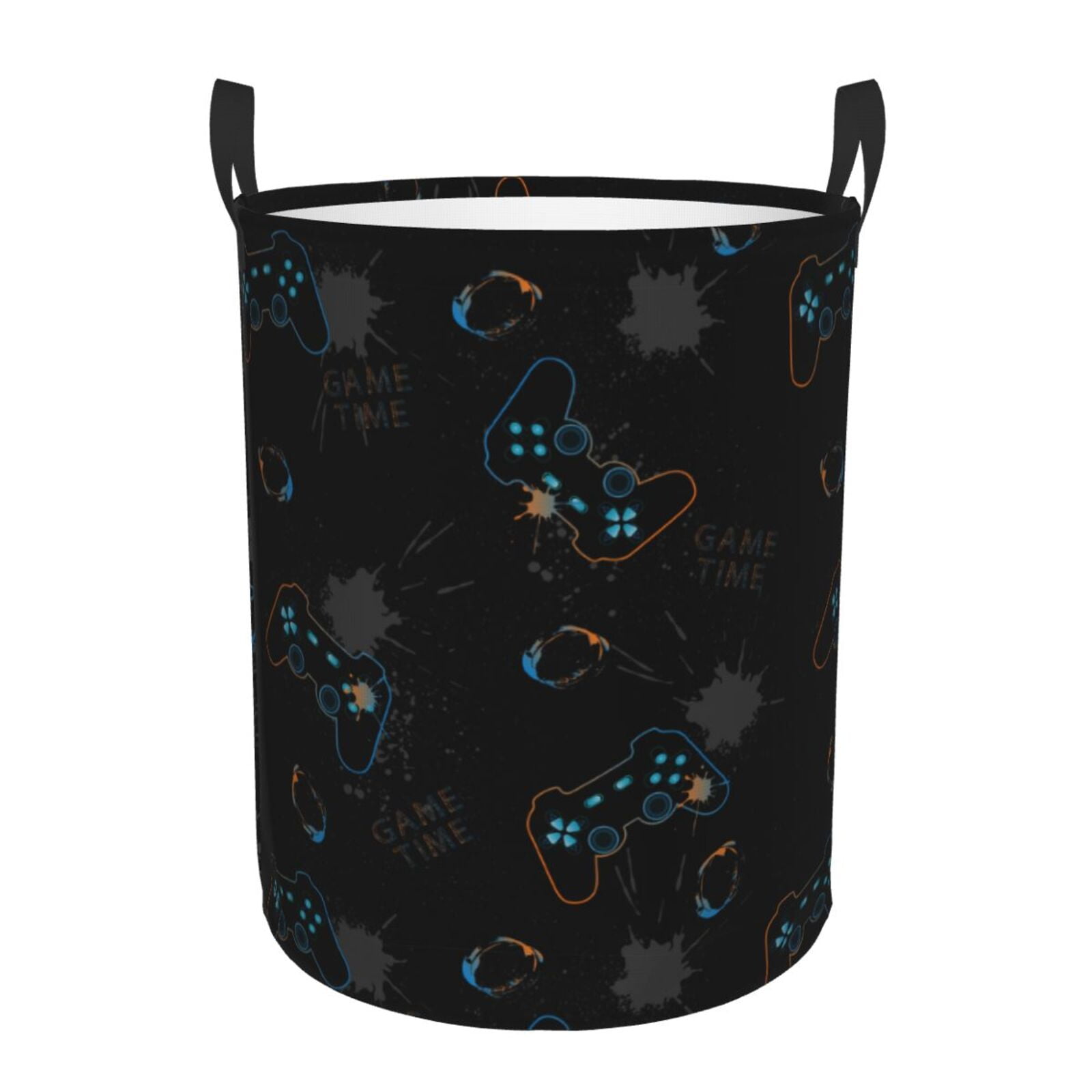 Bingfone Game Time Waterproof Foldable Laundry Hamper Bucket With ...