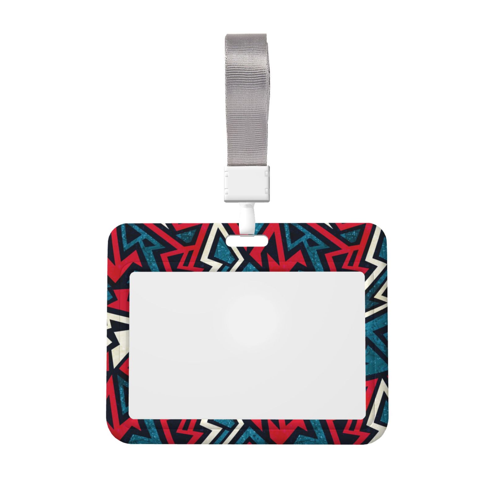 Bingfone Geometric Elements Card Badge Holder,for Girls Girly Women 4 x ...