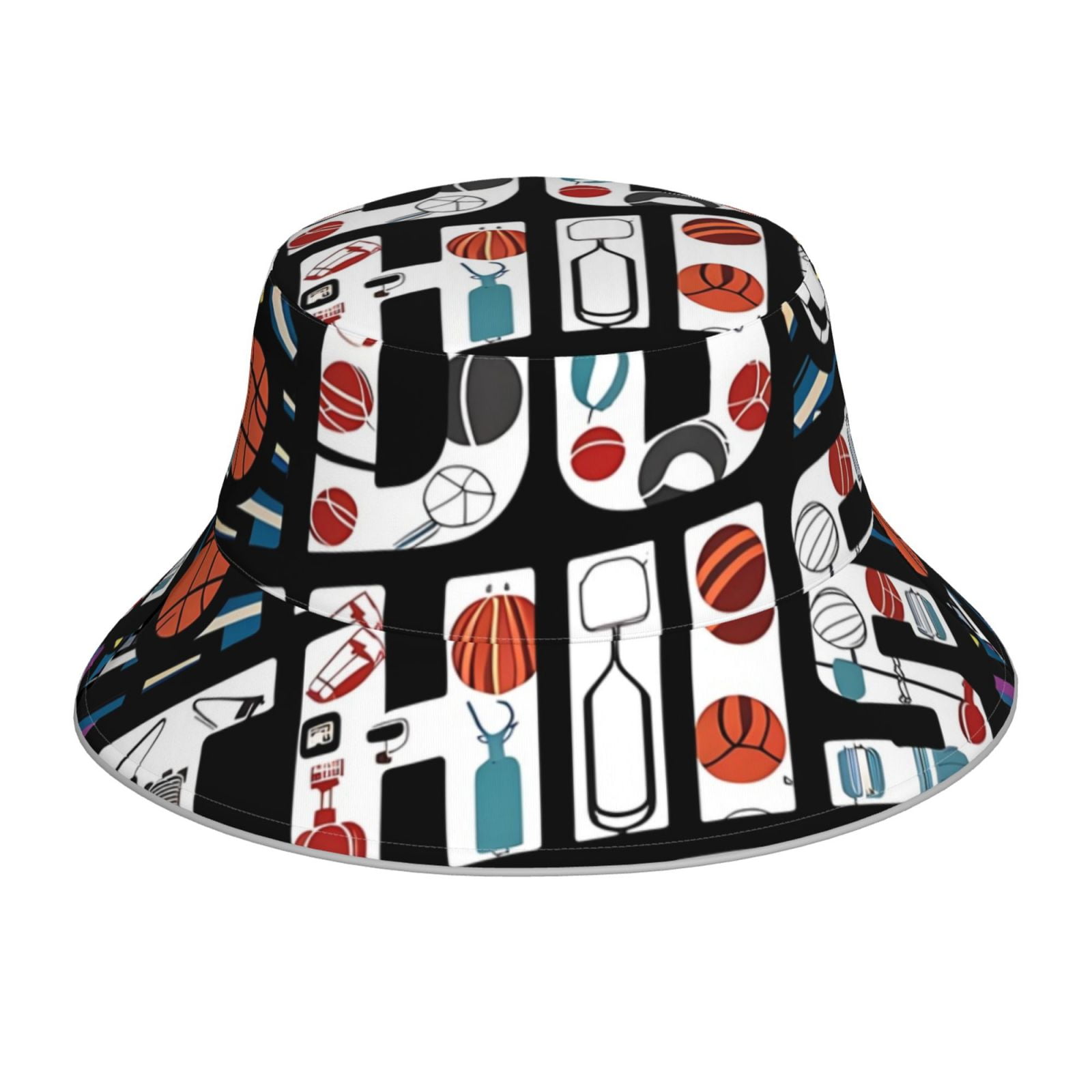 Bingfone Geometric Sports Energetic Burst Bucket Hat for Men Women ...