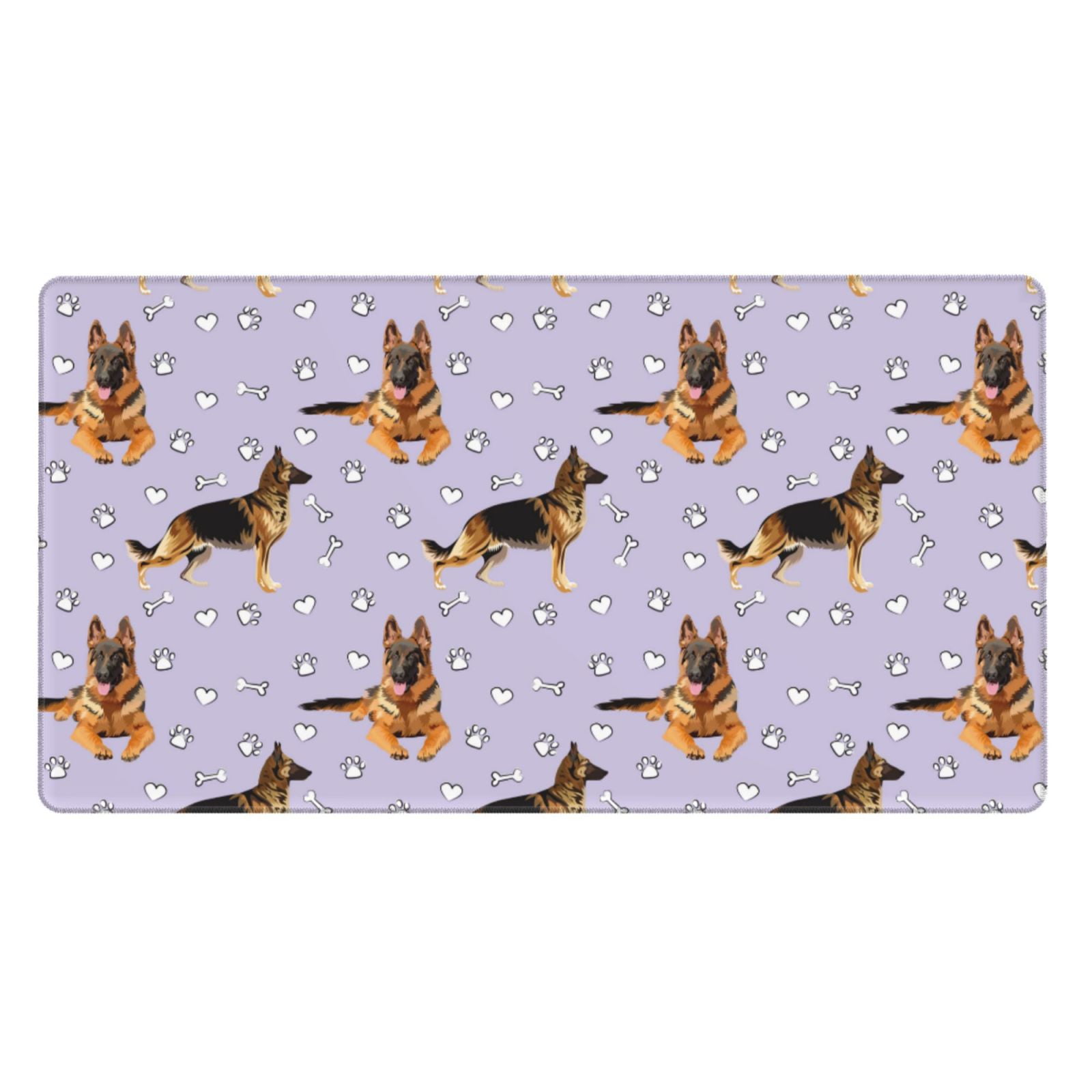 Bingfone German Shepherd Dog Large Gaming Mouse Pad,Extended Desk ...