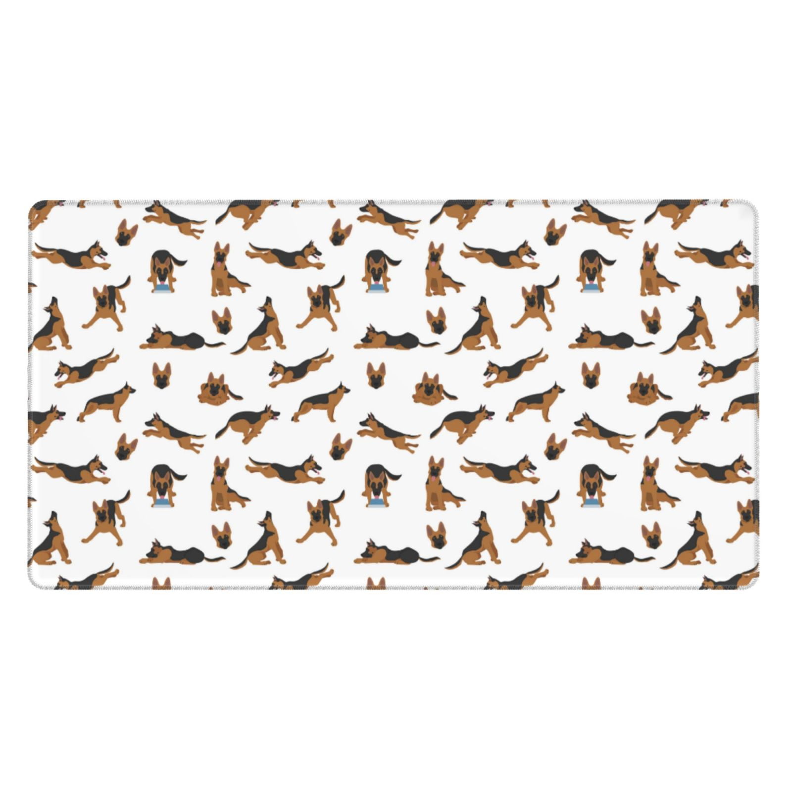 Bingfone German Shepherd Dog Large Gaming Mouse Pad,Extended Desk ...
