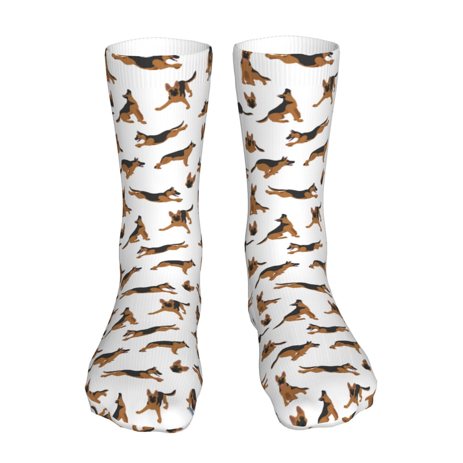 Bingfone German Shepherd Dog Prirnt Women's Men's Fun Pattern and Solid ...