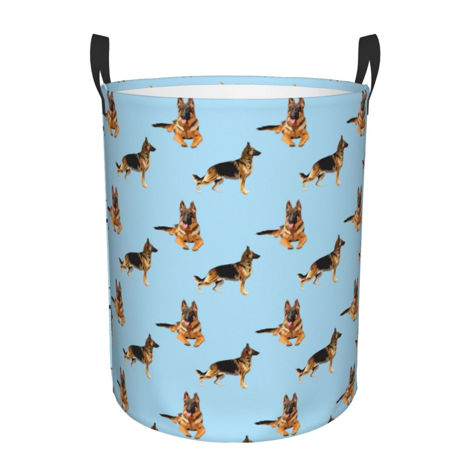 Bingfone German Shepherd Dog Waterproof Foldable Laundry Hamper Bucket ...