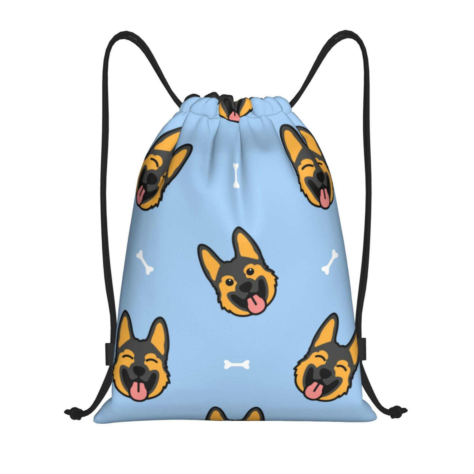 Bingfone German Shepherd Puppy Drawstrings Backpacks Bags For Men Women ...