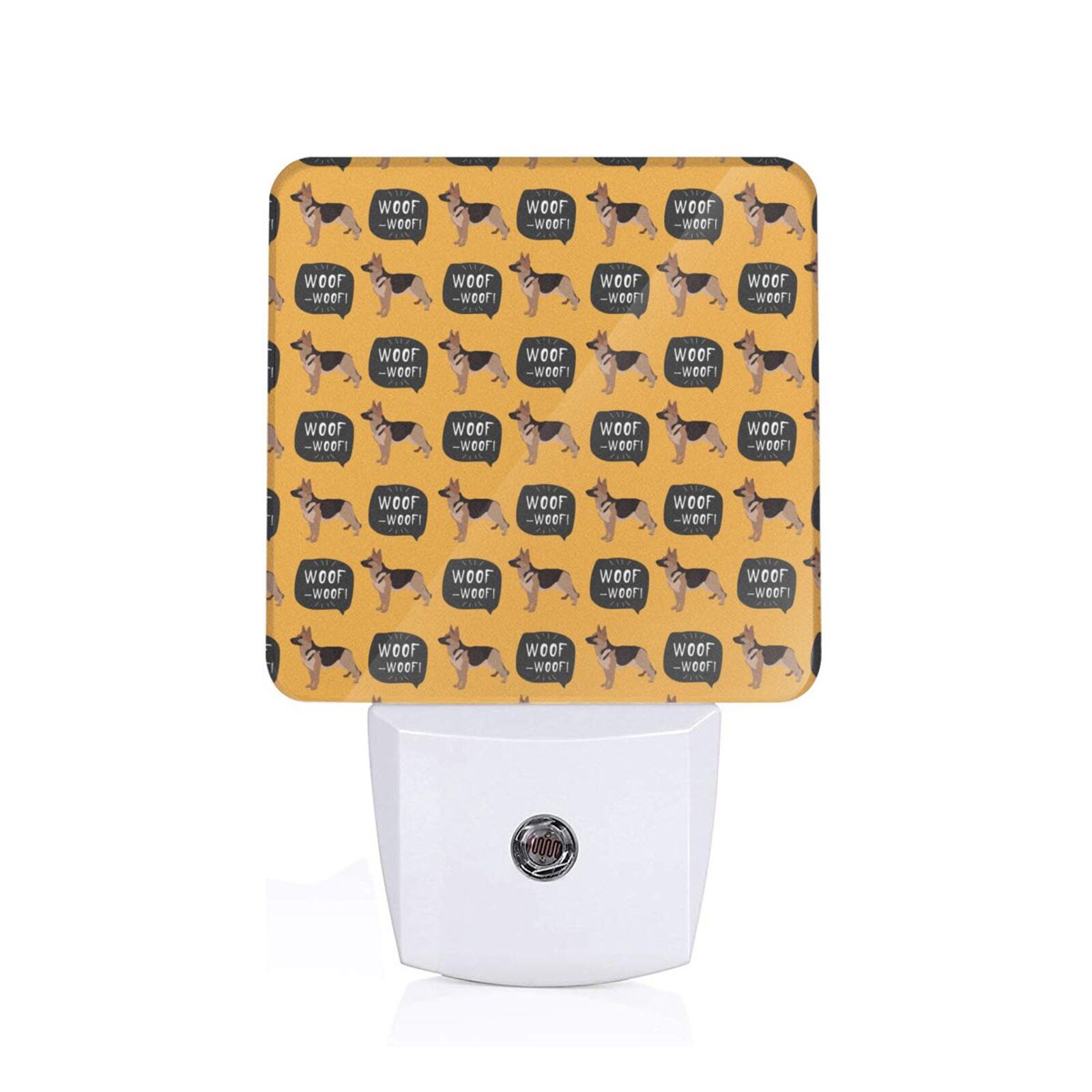 Bingfone German Shepherd Woof Print Night Lights Plug into Wall,Dusk to ...