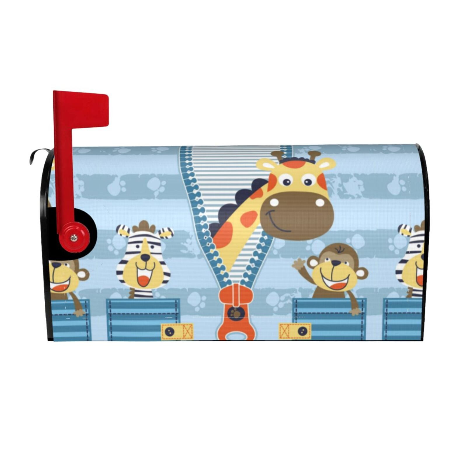 Bingfone Giraffe Come Out From Zipper Magnetic Mailbox Cover Standard ...