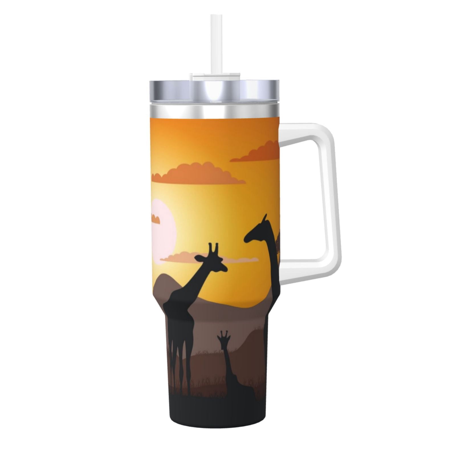 Bingfone Giraffes Of The African Savannah for 40 Oz Stainless Steel ...