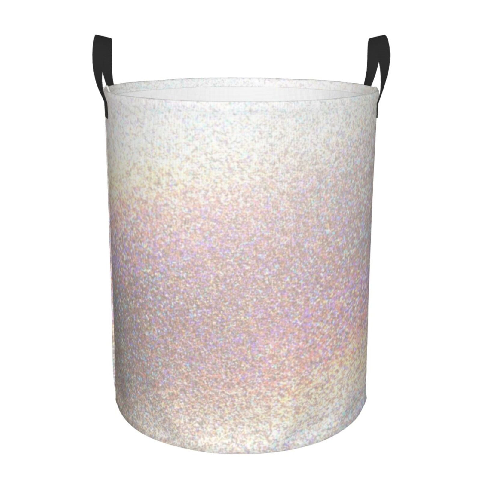 Bingfone Glitter Light Pearl Waterproof Foldable Laundry Hamper Bucket ...