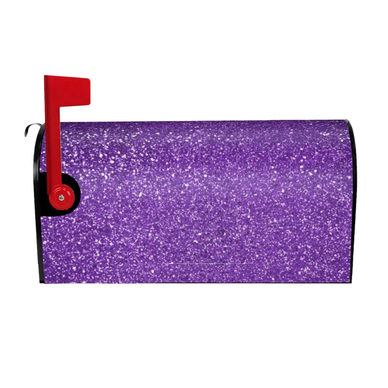 Bingfone Glitter Purple Magnetic Mailbox Cover Standard Size For Garden ...