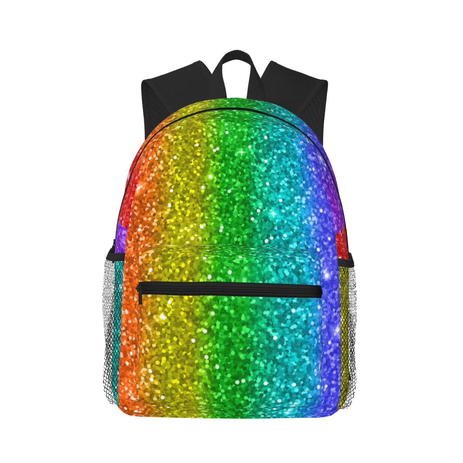 Bingfone Glitter Rainbow Kids Backpack Girls And Boys Classic School ...