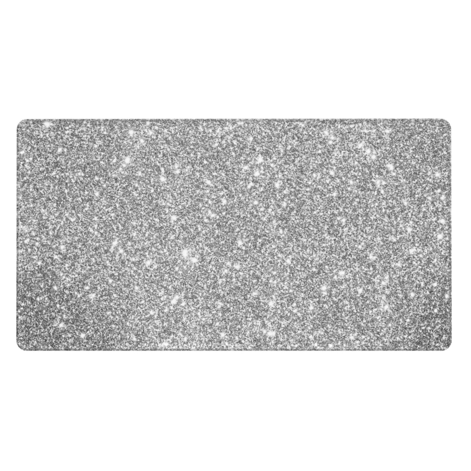 Bingfone Glittersilver Large Gaming Mouse Pad,Extended Desk Mousepad ...