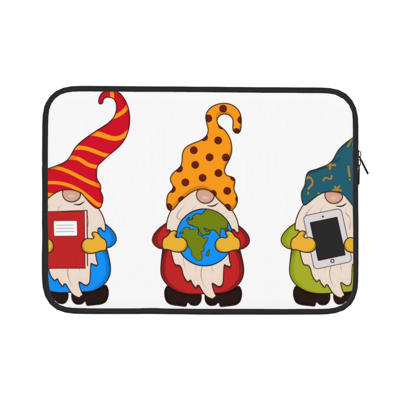 Bingfone Gnomes Are Holding School Supplies Laptop Sleeve Case 13 inch ...