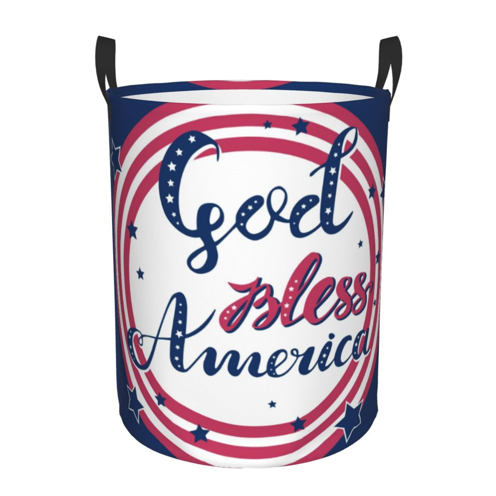 Bingfone God Bless America Patriotic Star Waterproof Foldable Laundry ...