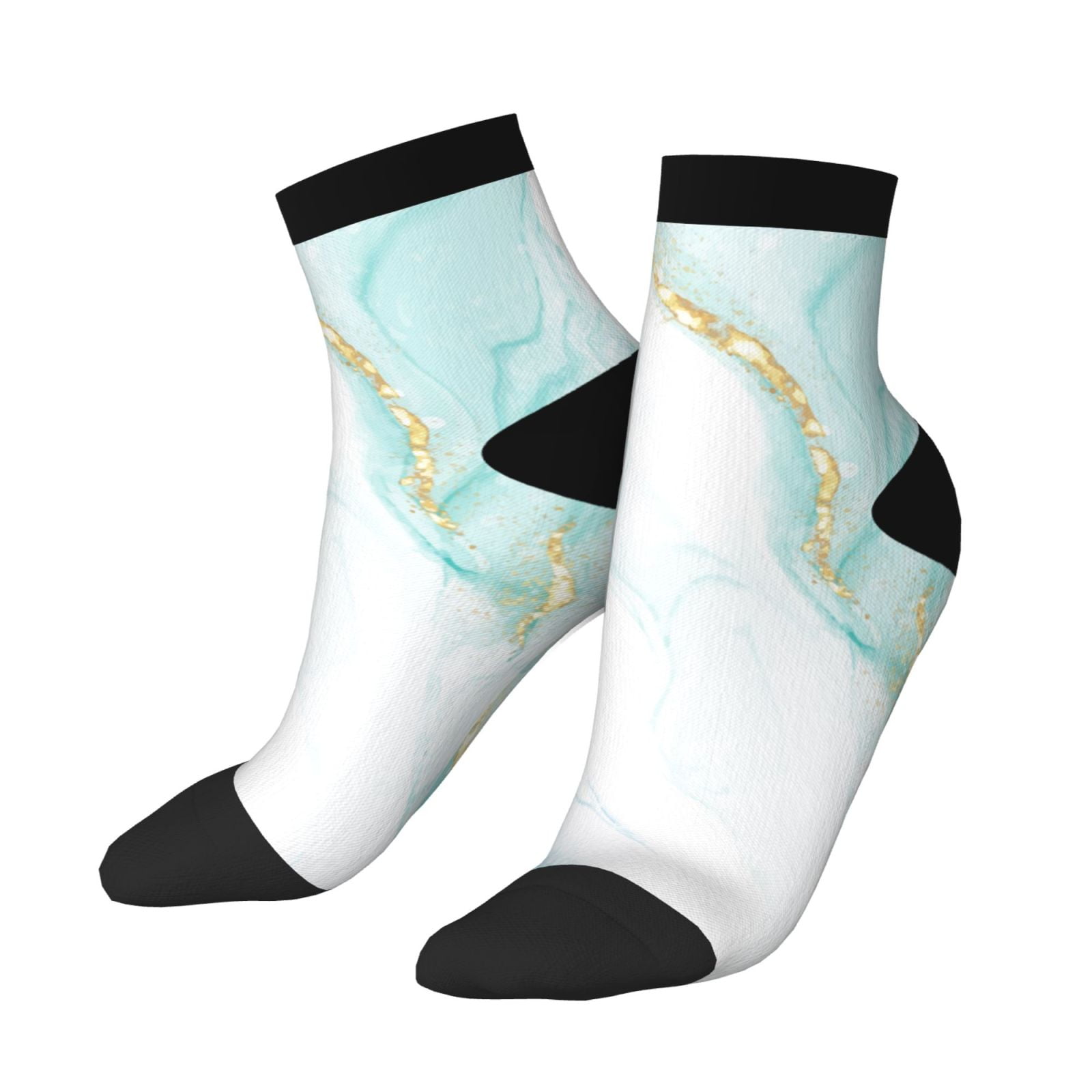 Bingfone Gold Lines Marble Watercolor Design Patterned Men's Women's ...